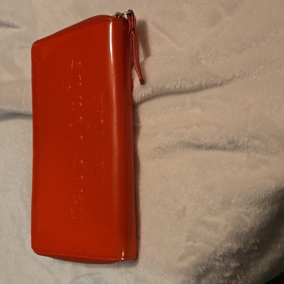 kate spade | Bags | Kate Spade Red Patent Leather Long Wallet | Poshmark